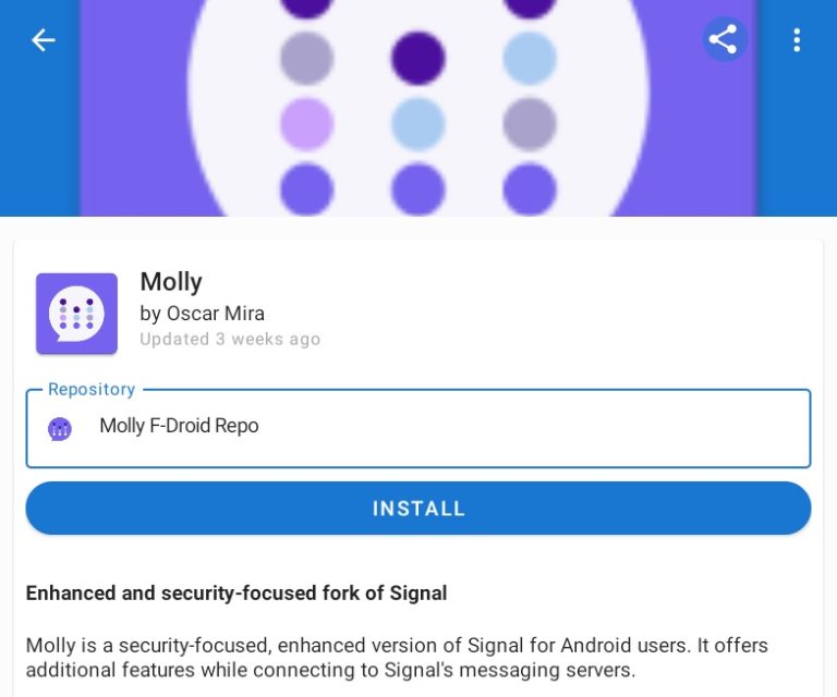Signal “desktop” on an Android Tablet – Roo's View